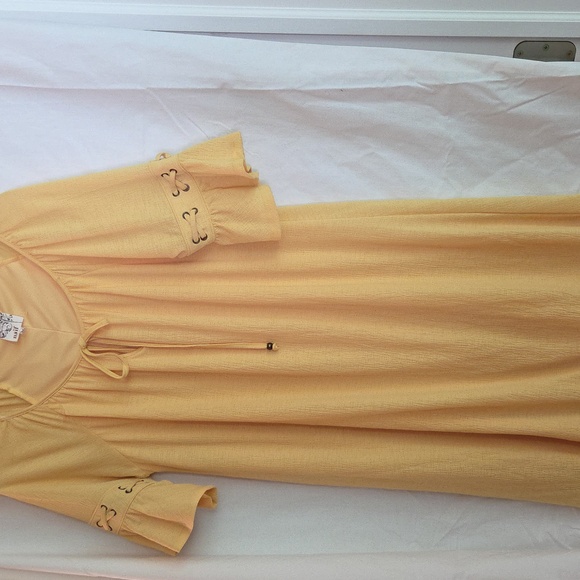 Dresses | Naif Yellow Dress | Poshmark
